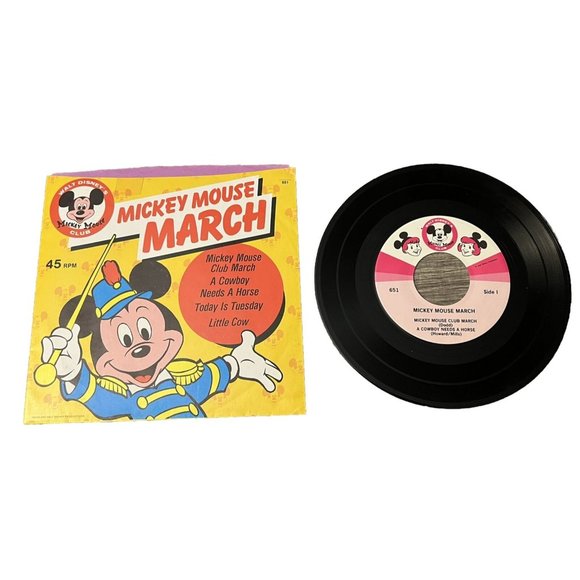 Other | Vintage 1975 Walt Disney Mickey Mouse Club March Disneyland ...